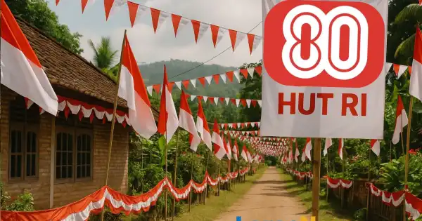 Sambut HUT ke-80 RI, Kemensesneg Imbau Warga Kibarkan Merah Putih dan Semarakkan Nuansa Kemerdekaan