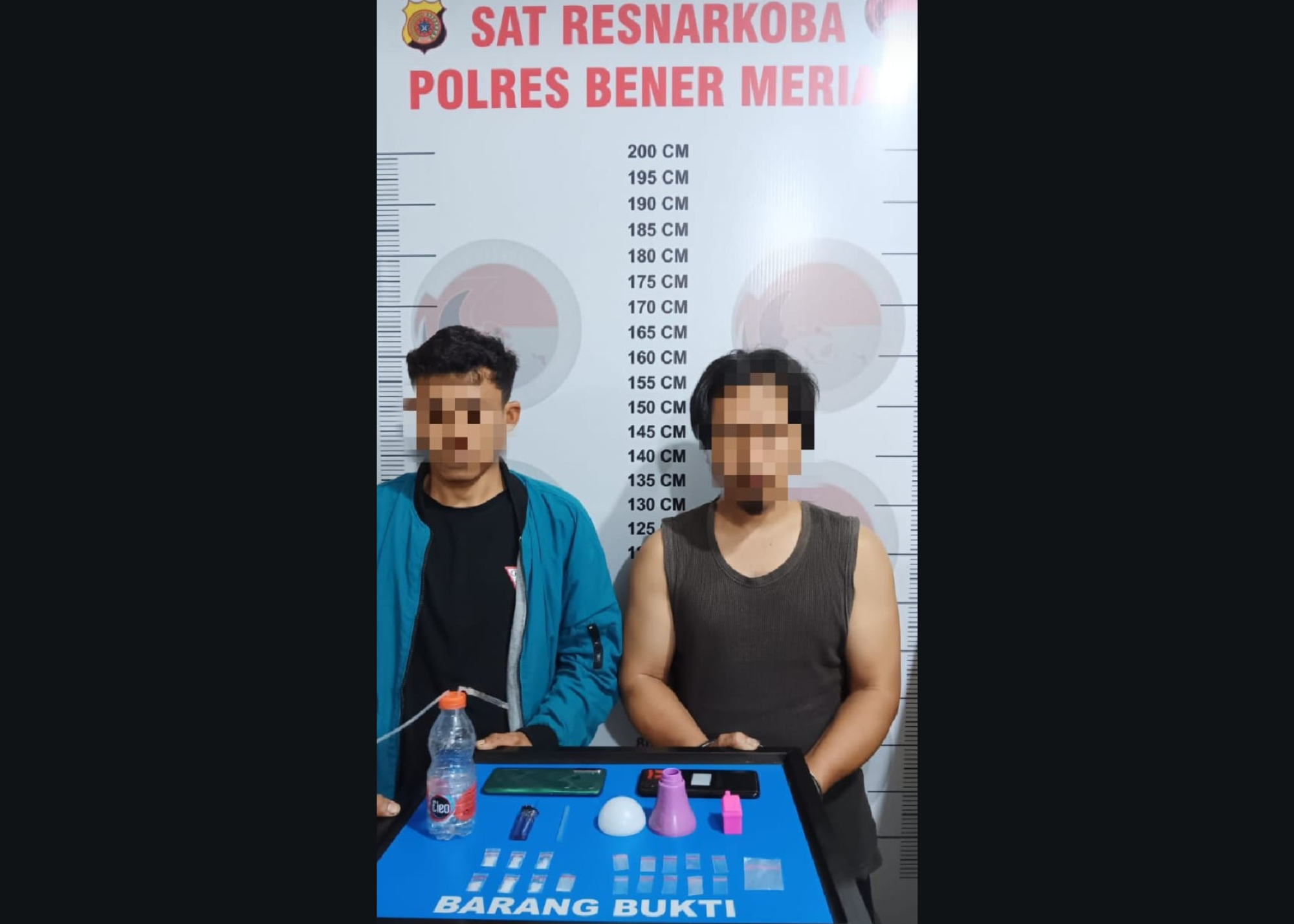 Polres Bener Meriah Berhasil Amankan Dua Orang Pelaku Penyalahguna Narkotika